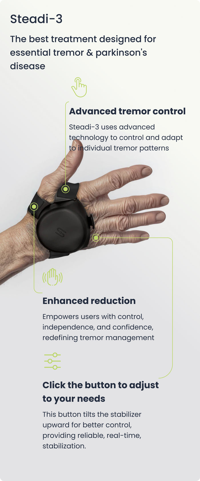 Steadi-3 Anti-Tremor Glove | Tremor Gloves | Steadiwear